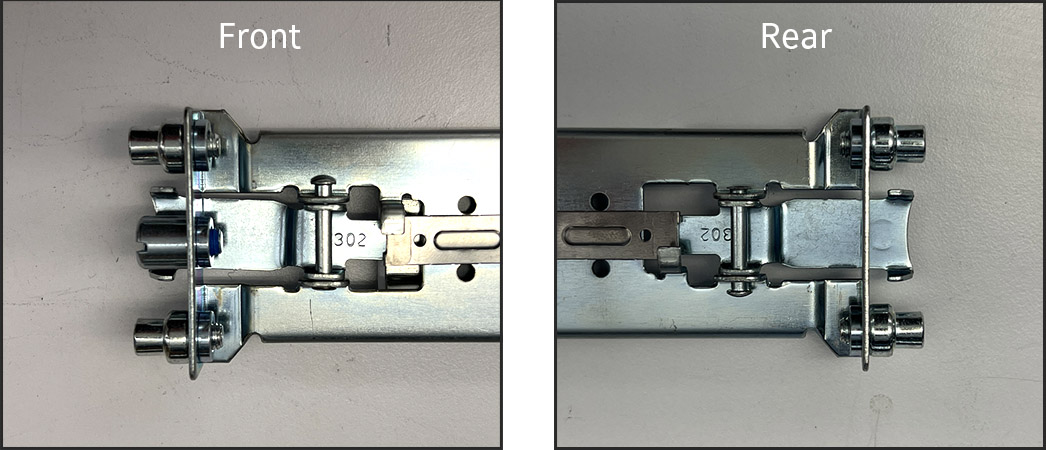 Installing A-Series Rails on Racks with Threaded Round Holes – Exacq