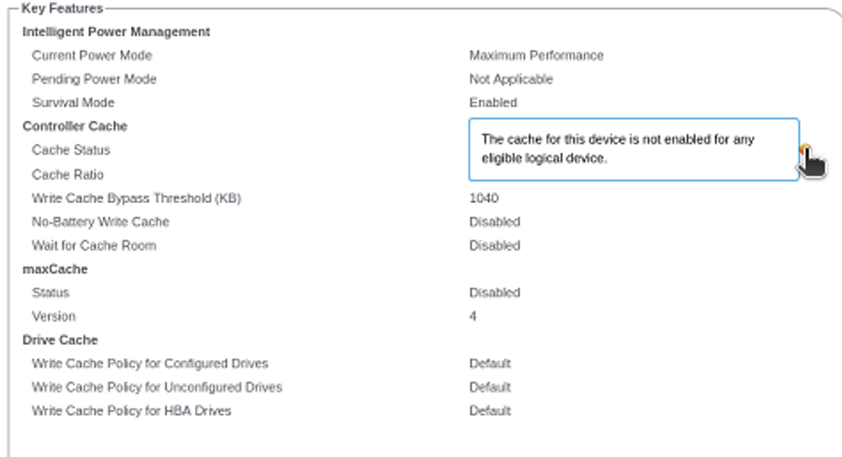 Linux Avnet Units With Raid Showing Issue with Raid Turning Cache off ...